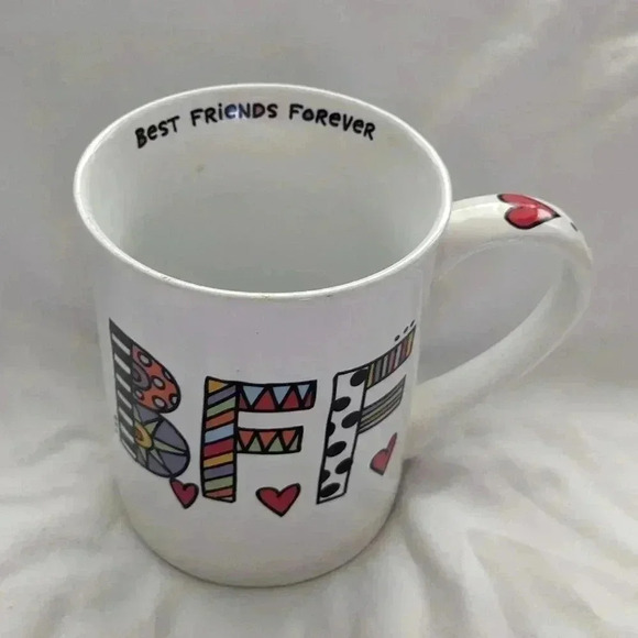 Source Unknown | Kitchen | Enesco Our Name Is Mud Cuppadoodle Bff Best Friends Forever Coffee ...